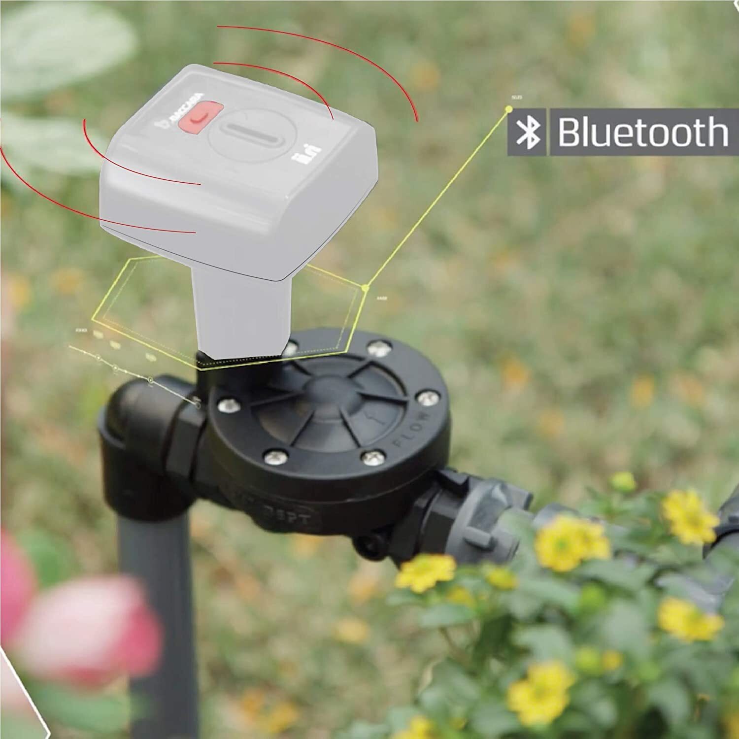 Baccara Battery Operated Smart Bluetooth LE Irrigation Controller + 2W ...